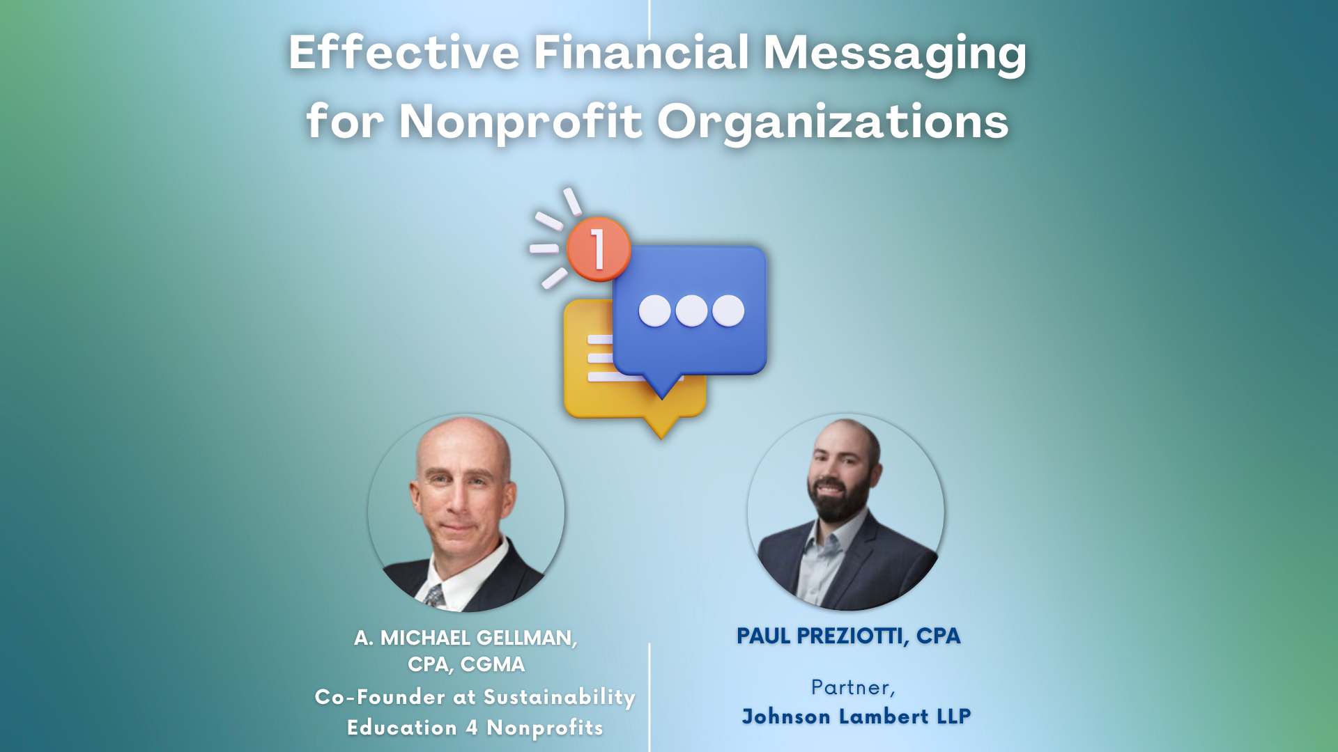 W430: Effective Financial Messaging for Nonprofit Organizations – UST ...