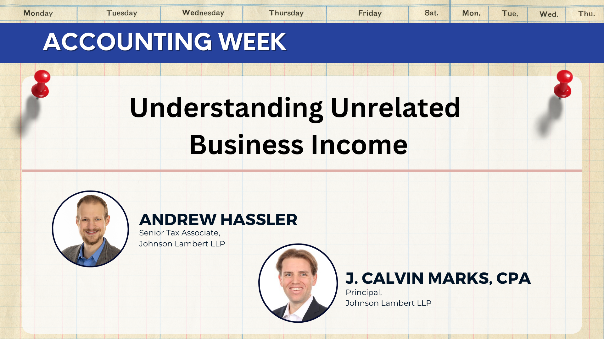 W436: Understanding Unrelated Business Income – UST Education Series