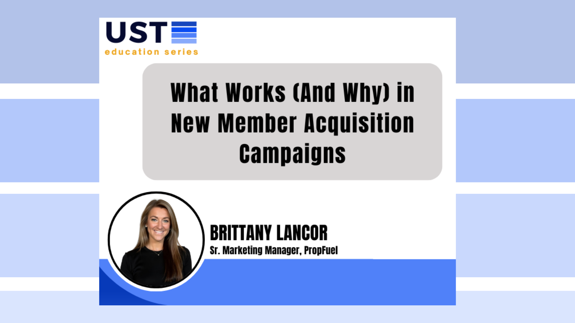 What Works (And Why) in New Member Acquisition Campaigns – UST ...